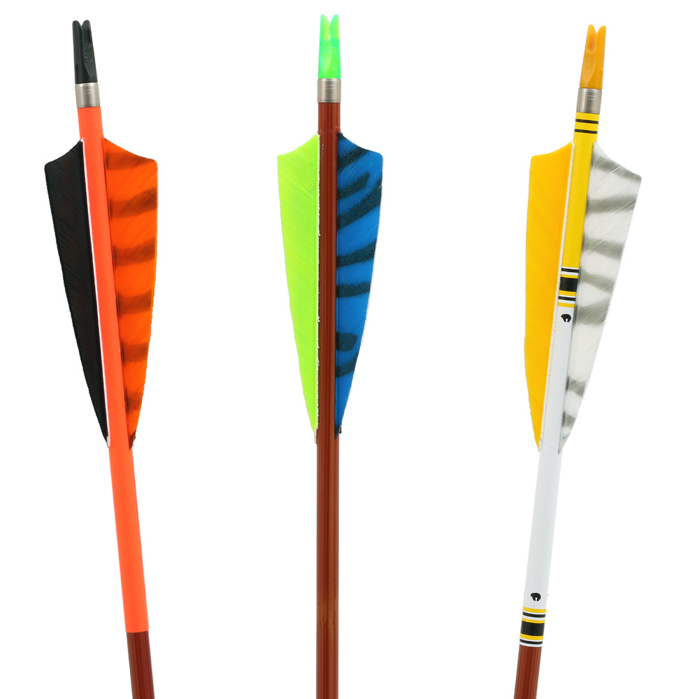 Custom finished arrow Penthalon Traditional Bamboo | Bogensport Austria